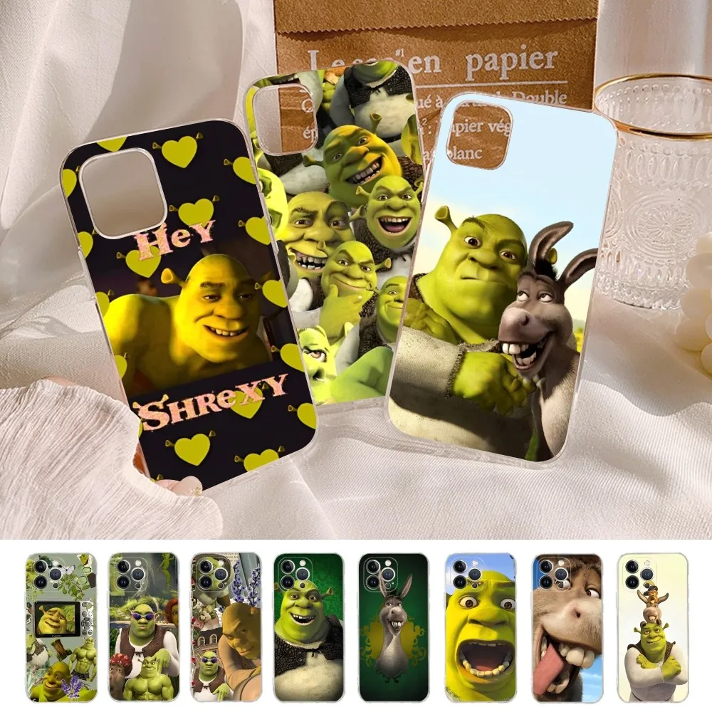 Cartoon-Funny-Movie-Shrek-Phone-Case-For-IPhone-14-11-12-13-Mini-Pro-XS ...