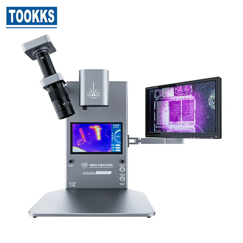 TBK R2201 3W Laser Soldering Machine With 10 inches Display Screen For ...