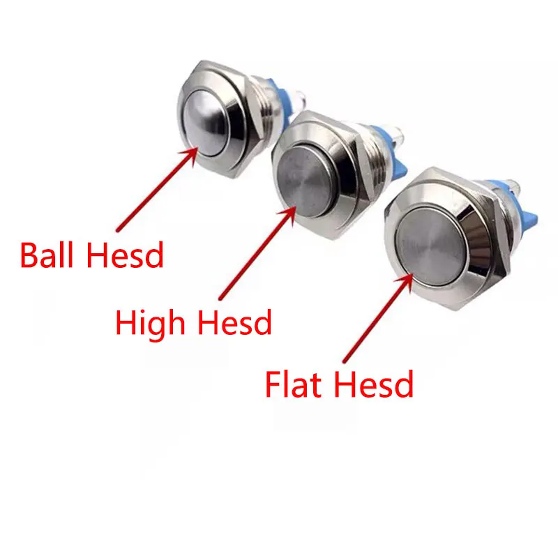 16mm-Metal-Push-Button-Switch-IP65-Waterproof-Nickel-Plated-Brass-Press ...