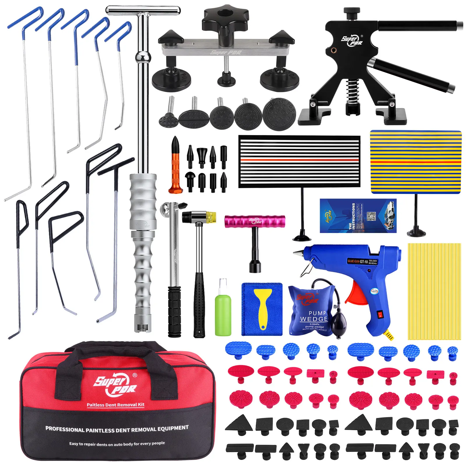 PDR-Tool-Professional-Paintless-Dent-Repair-Tools-Dent-Repair-Kit-Car ...
