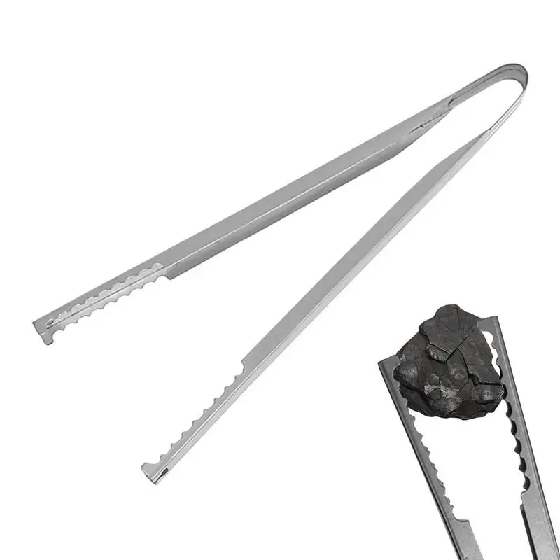 Grilling Tongs Charcoal Tong Pliers For Carbon Fire Firewood Grabber ...