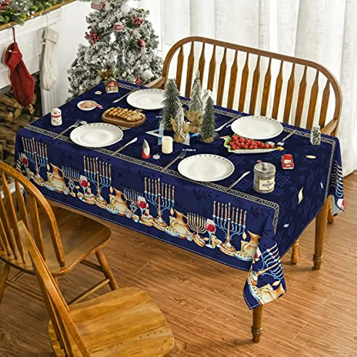 Jewish Holiday Hanukkah | Hanukkah Table Decorations | Hanukkah Cloth ...