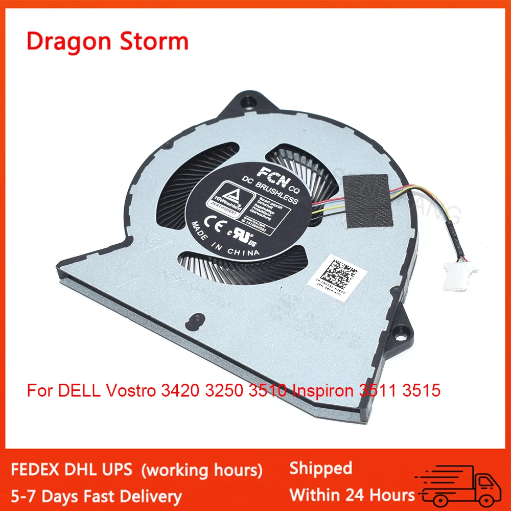 New CPU Cooling Fan For DELL Vostro 3420 3250 3510 Inspiron 3511 3515 ...