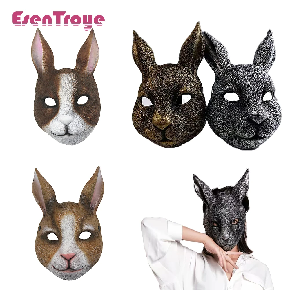 Rabbit-Mask-Halloween-Cosplay-Props-Decoration-Adult-Bunny-Masquerade ...