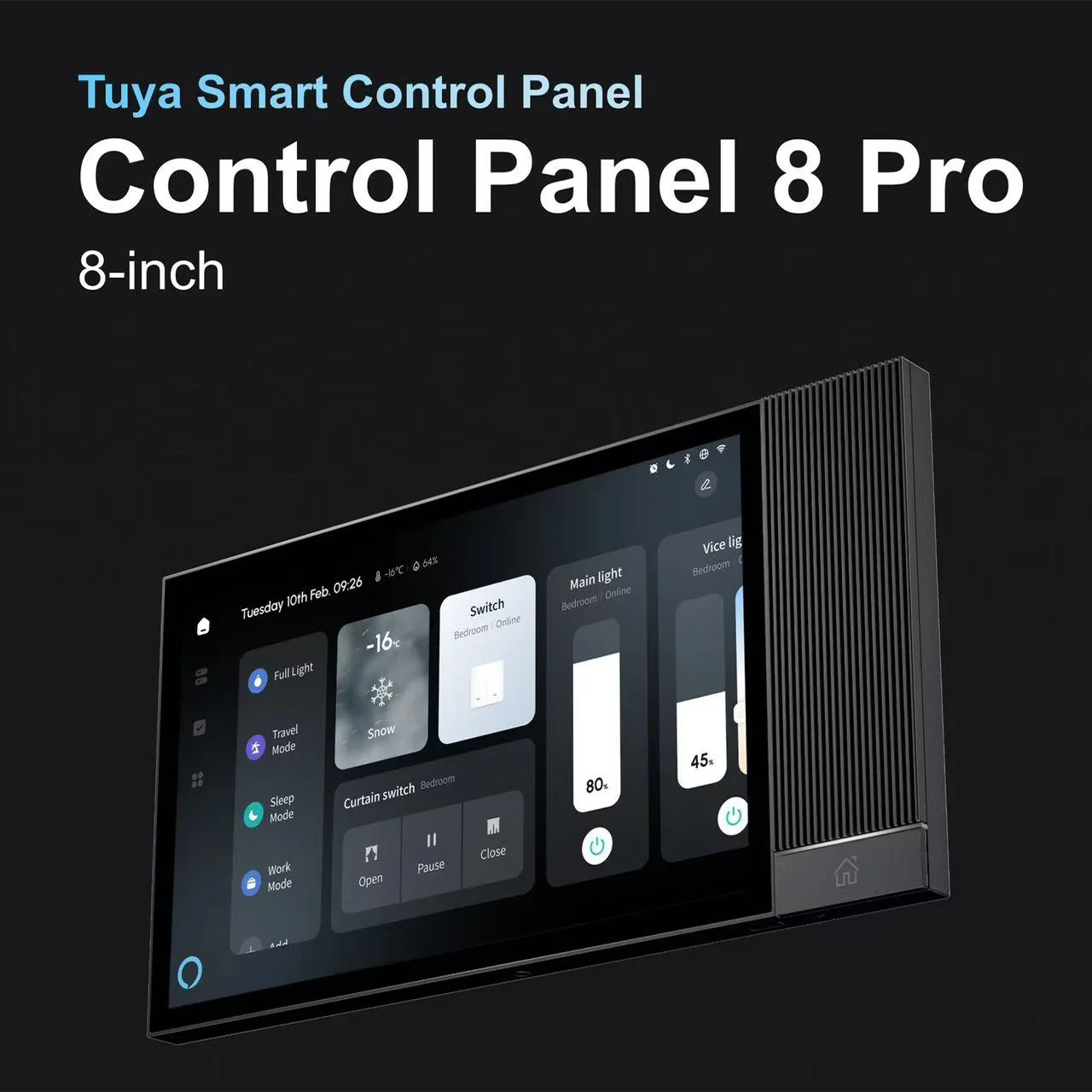 TUYA smart central control panel 8inch Scene mode Touch screen 2Relays ...
