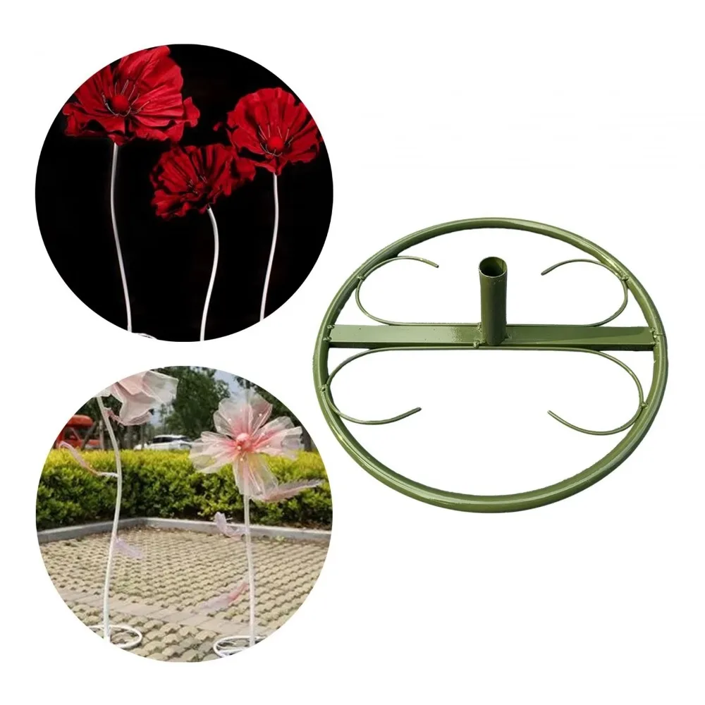 Iron Flower Pole Display Stand Multifunction Reusable Giant Flower Base ...
