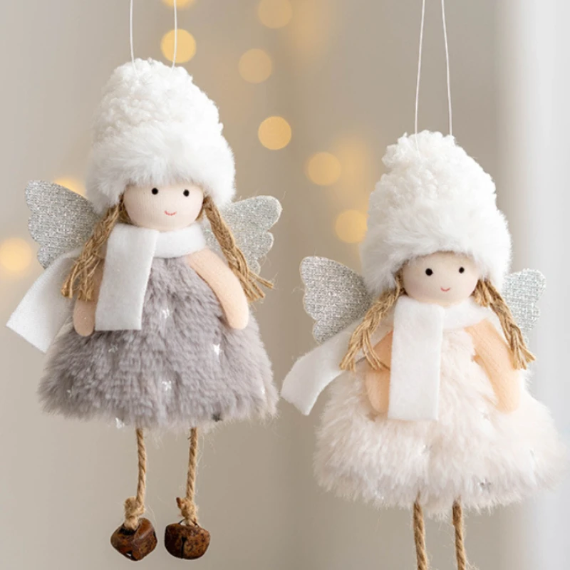 Angels Christmas Tree Decorations New Year | Angel Doll Christmas Tree ...
