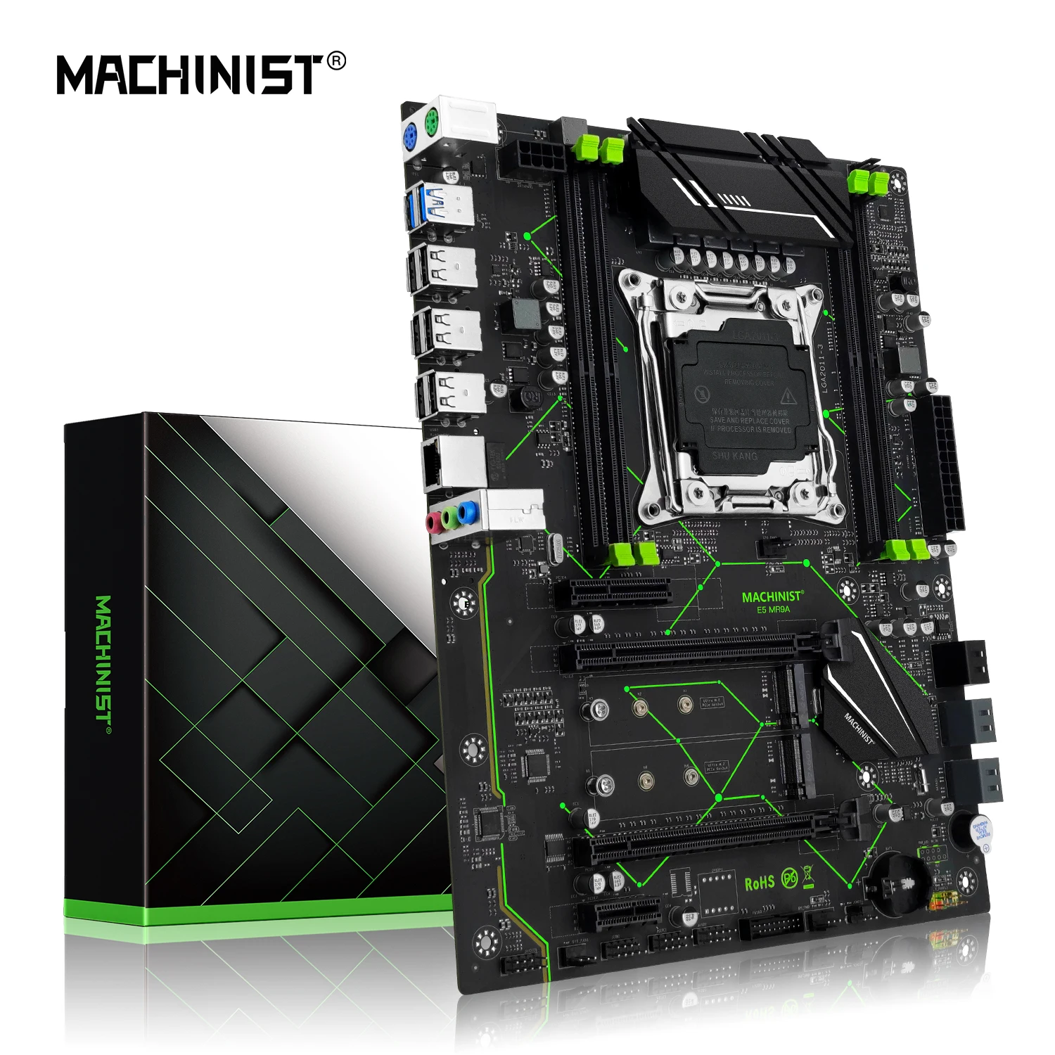 MACHINIST X99 Motherboard LGA 2011-3 Support Kit Xeon E5 2667 V4 2670 V3 CPU and DDR4 ECC RAM ...