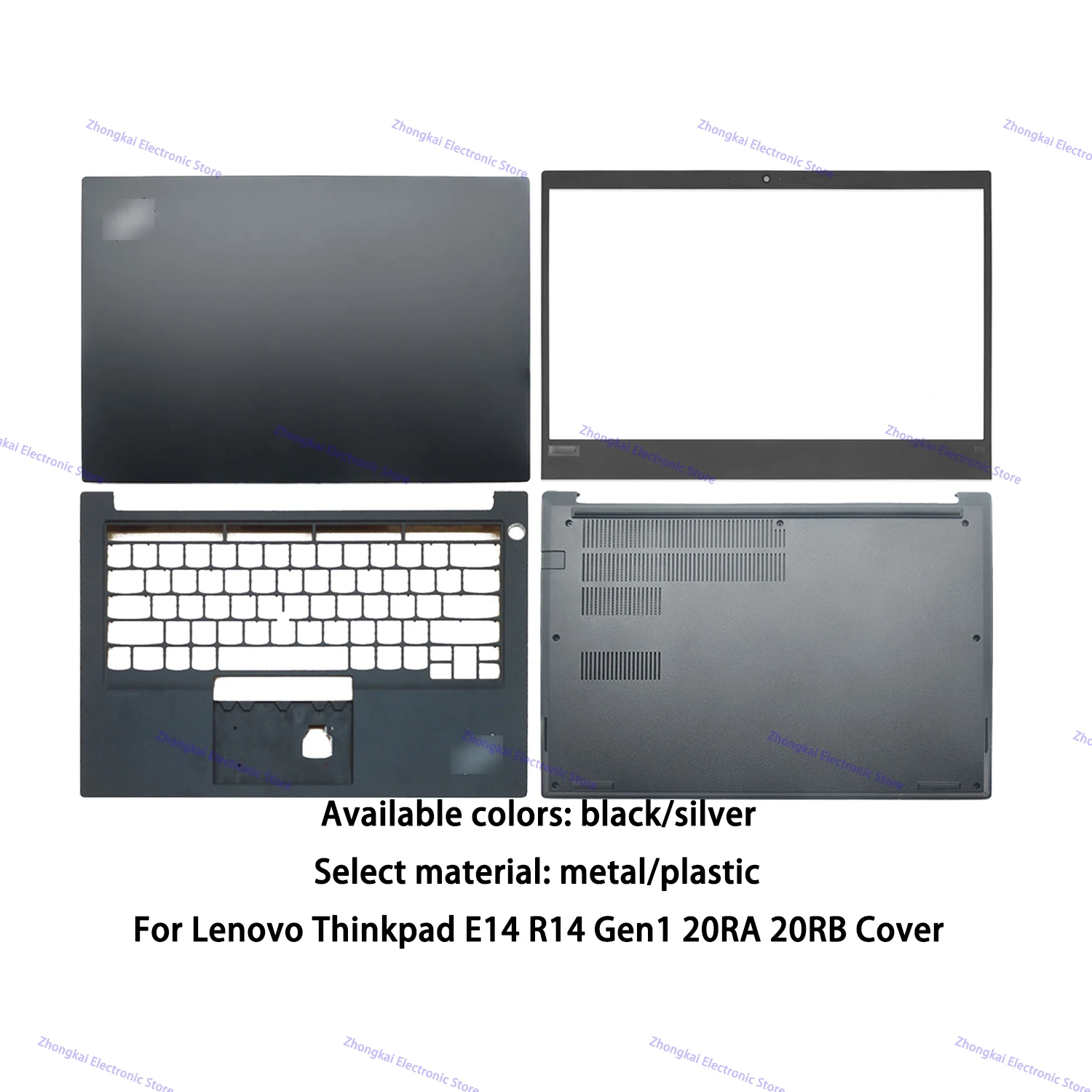 New-Original-For-Lenovo-Thinkpad-E14-R14-Gen1-20RA-20RB-Laptop-LCD-Back ...