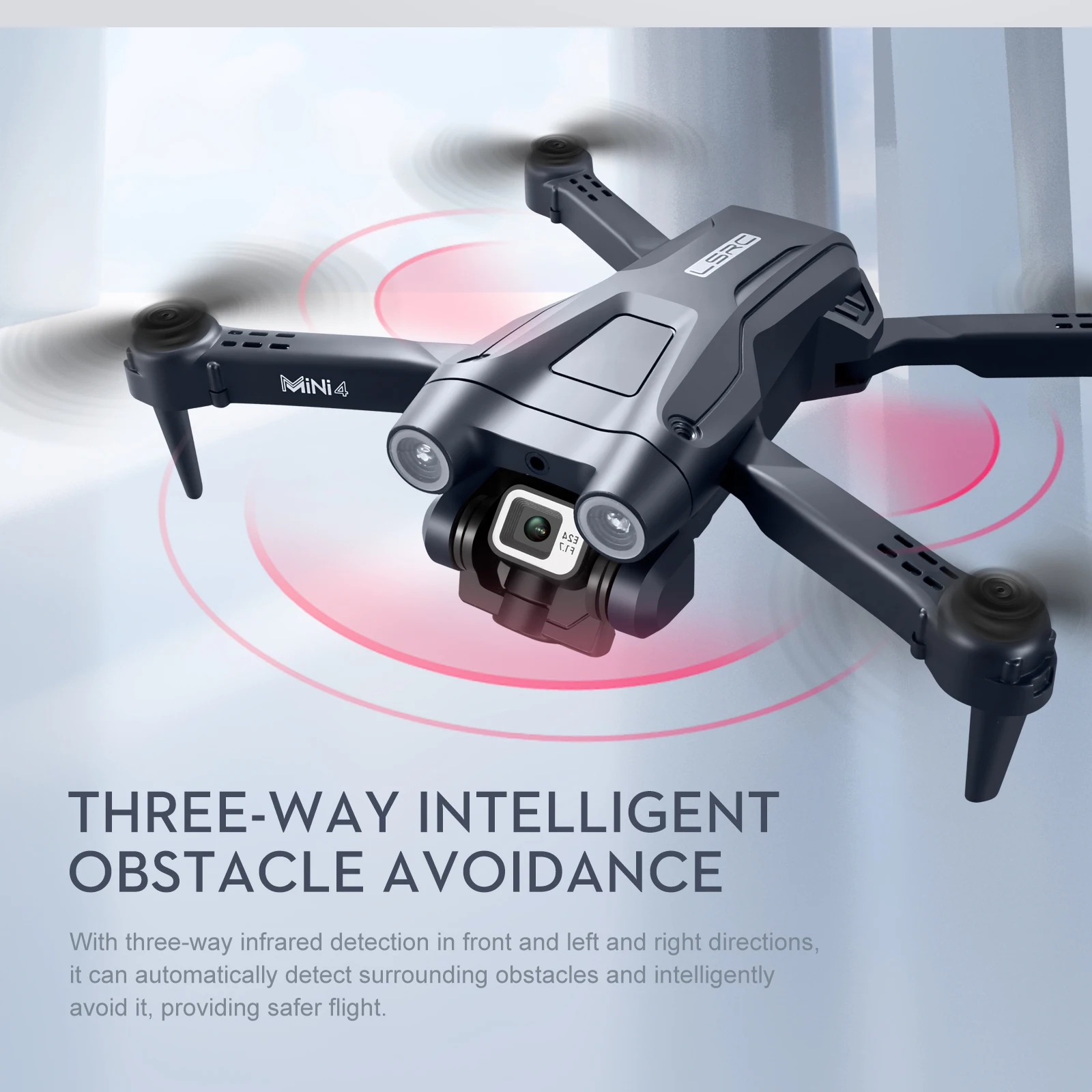1080P Noir 3B - Drone professionnel GPS 4K, 5km, Quadricoptère HD avec ...