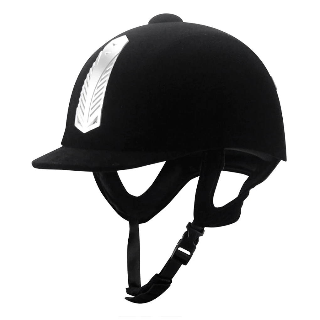 Equestrian-Horse-Riding-Helmet-Breathable-Durable-ABS-Safety-Half-Cover ...