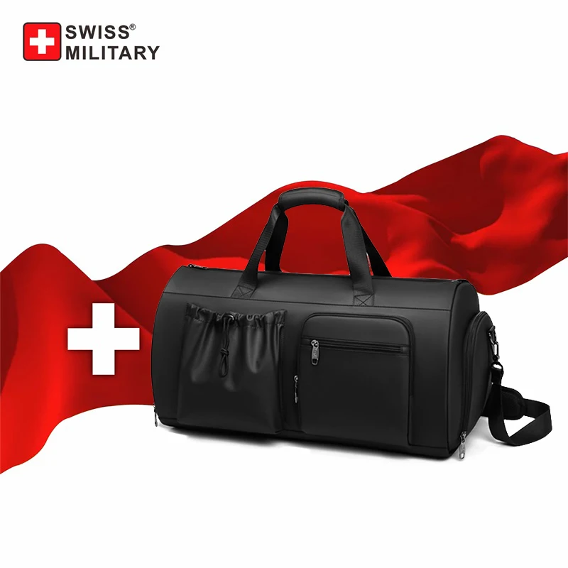 SWISS MILITARY Handheld travel Bag Large Capacity Retro Bag Canvas ...