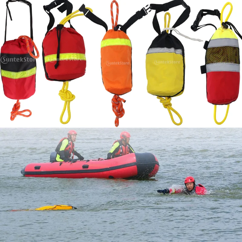 New-16-21-31m-Reflective-Water-Floating-Life-Line-Rescue-Throw-Rope-Bag ...