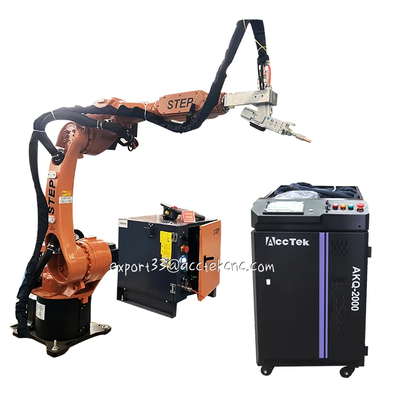 Robotic Arm 3D Fiber Laser Cutting and Welding Machine 용접기 Laser Welding Equipment for 3mm ...