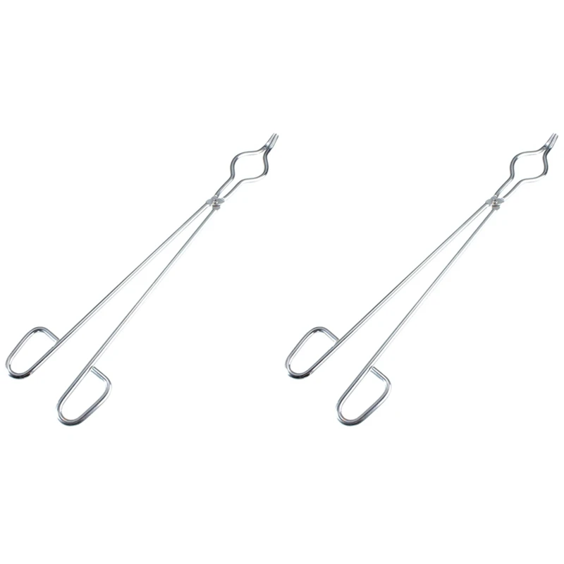 2Pcs-45Cm-Stainless-Steel-Crucible-Tong-Clamp-Graphite-Melting-Furnace ...