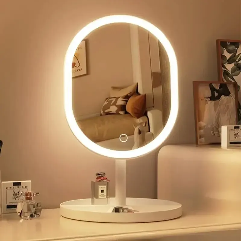 Led-Makeup-Mirror-Smart-Light-For-Women-s-Dormitory-Desktop-Small ...