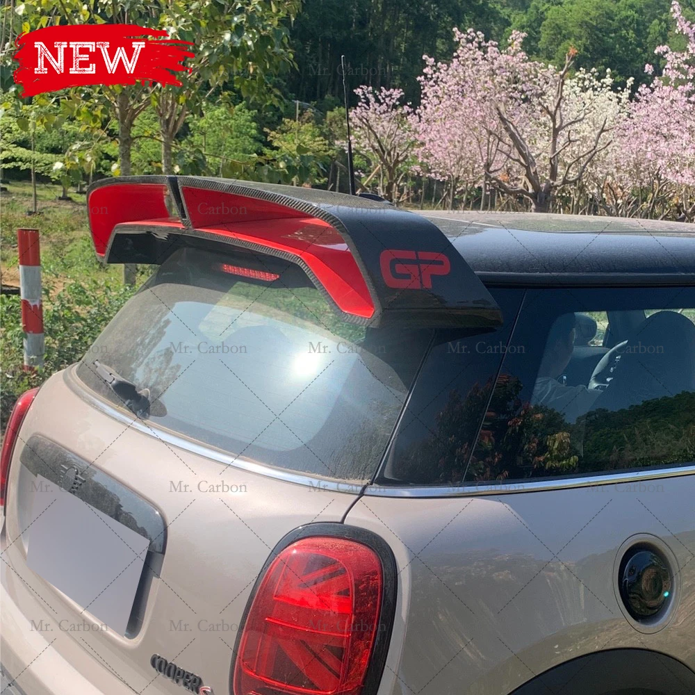 GT WING FOR F56 MINI COOPER/S/JCW GP3 STYLE CARBON FIBER GLASS SPOILER ...