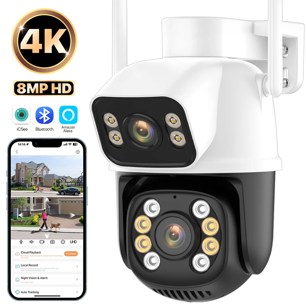 4K-8MP-Wifi-Surveillance-Camera-Dual-Lens-Security-Protection-PTZ ...