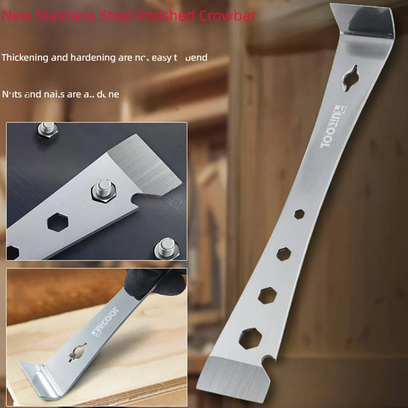 stainless-steels-crowbar-Wooden-board-dismantling-spatula-pry-bar ...