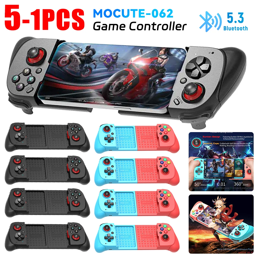 1-5PCS-Stretchable-Game-Controller-Bluetooth-5-3-3D-Joystick-Wireless-Telescopic-Game-Controller ...