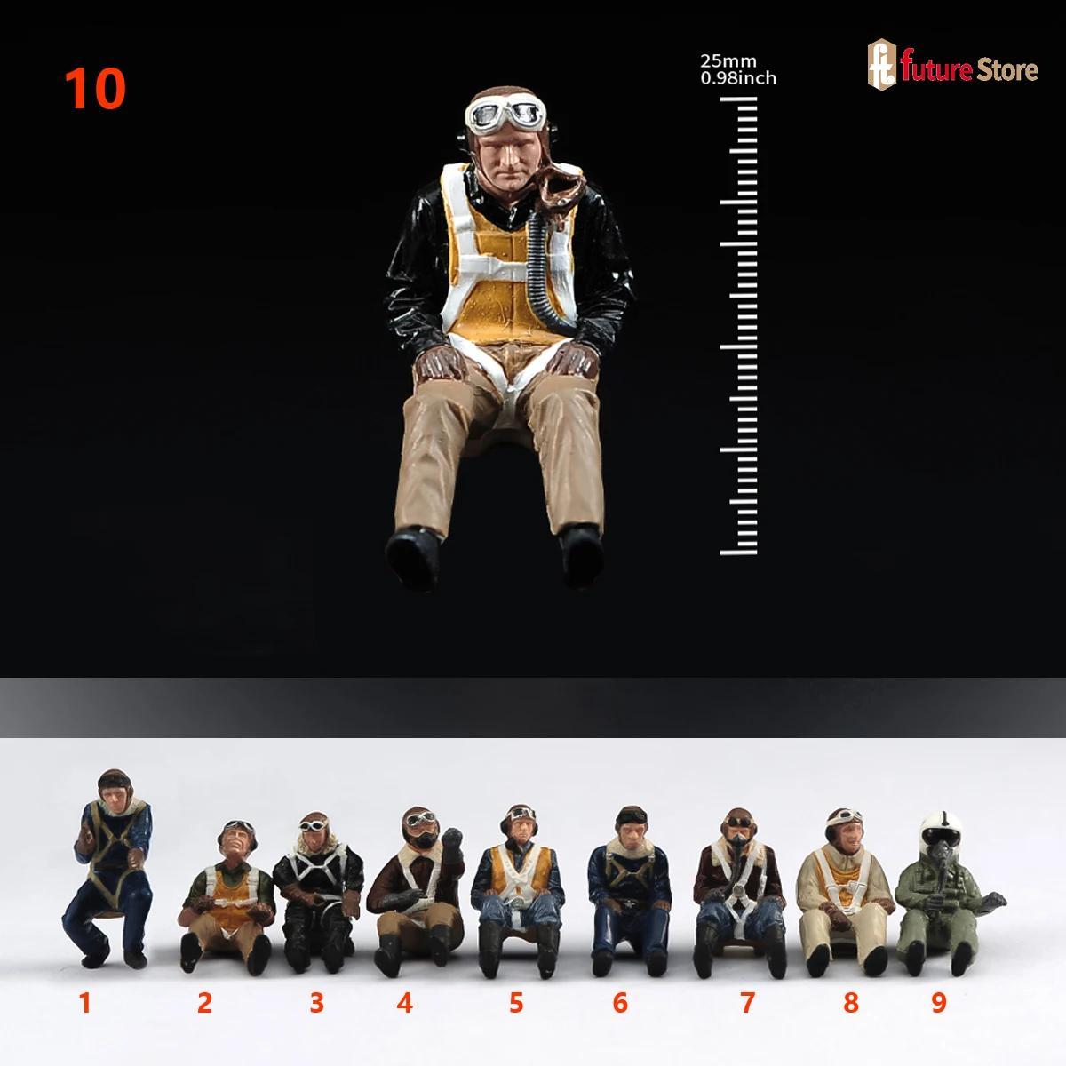 ANT-DIY-Handmade-1-48-Pilot-Painted-Diorama-Figure-Model-Miniature ...