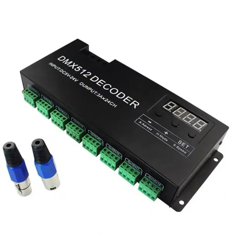 Digital-24CH-RGB-DMX512-Decoder-3-4CH-RGB-RGBW-DMX512-Decoder-30CH-RGB ...