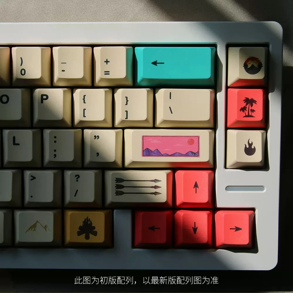 136-Keys-set-80s-Series-Retro-Keycaps-PBT-Dye-Subbed-Key-Caps-Cherry ...