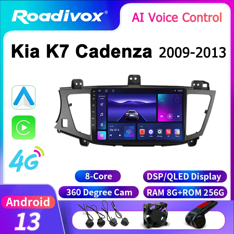 R-dio-Autom-vel-Android-para-Kia-K7-Cadenza-Leitor-Multim-dia-Est-reo ...