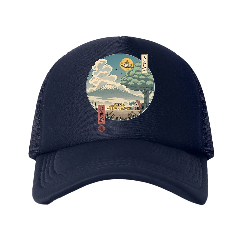 Fashion Totoro Studio Ghibli Mesh Baseball Cap Adjustable SnapbaHats ...