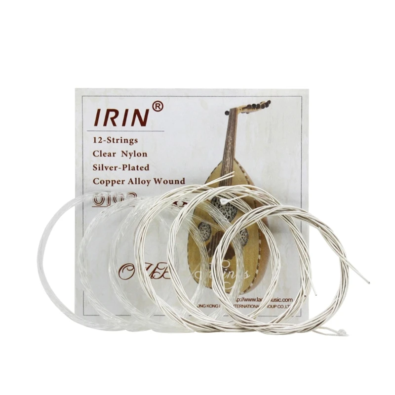 YD61-Oud-Strings-Set-Clear-Nylon-Silver-Plated-Alloy-Wound-Strings ...
