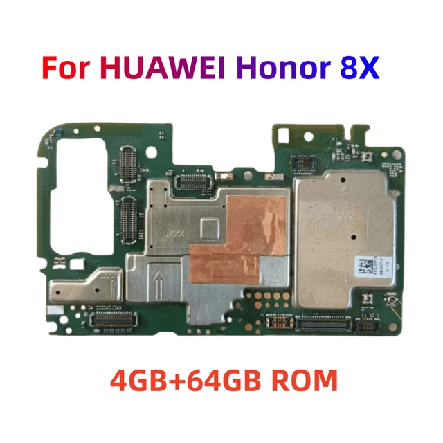 100% Unlocked For Huawei Honor 8X Motherboard Original Logic Board ...