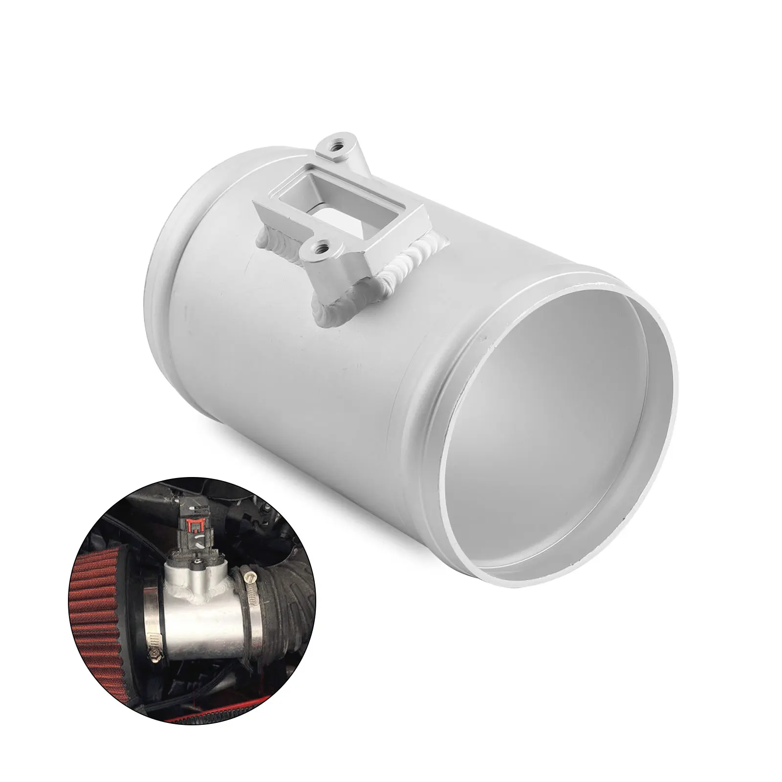 For-Nissan-Honda-Ford-3Inch-Mass-Air-Flow-Sensor-Maf-Meter-Adapter-76Mm ...