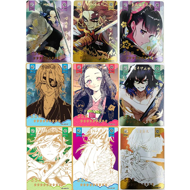 Anime-Demon-Slayer-Kawaii-SSR-Flash-Card-Tsuyuri-Kanao-Hashibira ...