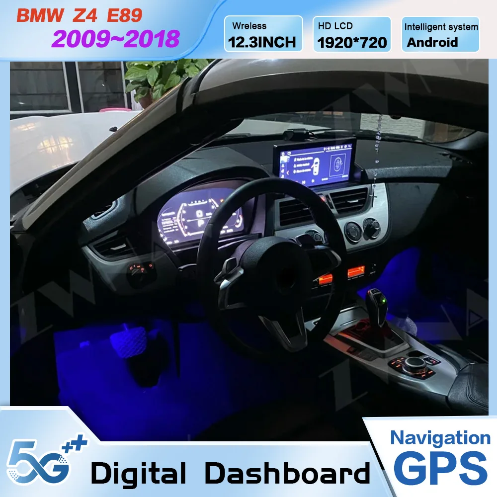 For-BMW-Z4-E89-2009-2010-2011-2018-The-Lastest-LCD-Digital-Dashboard ...