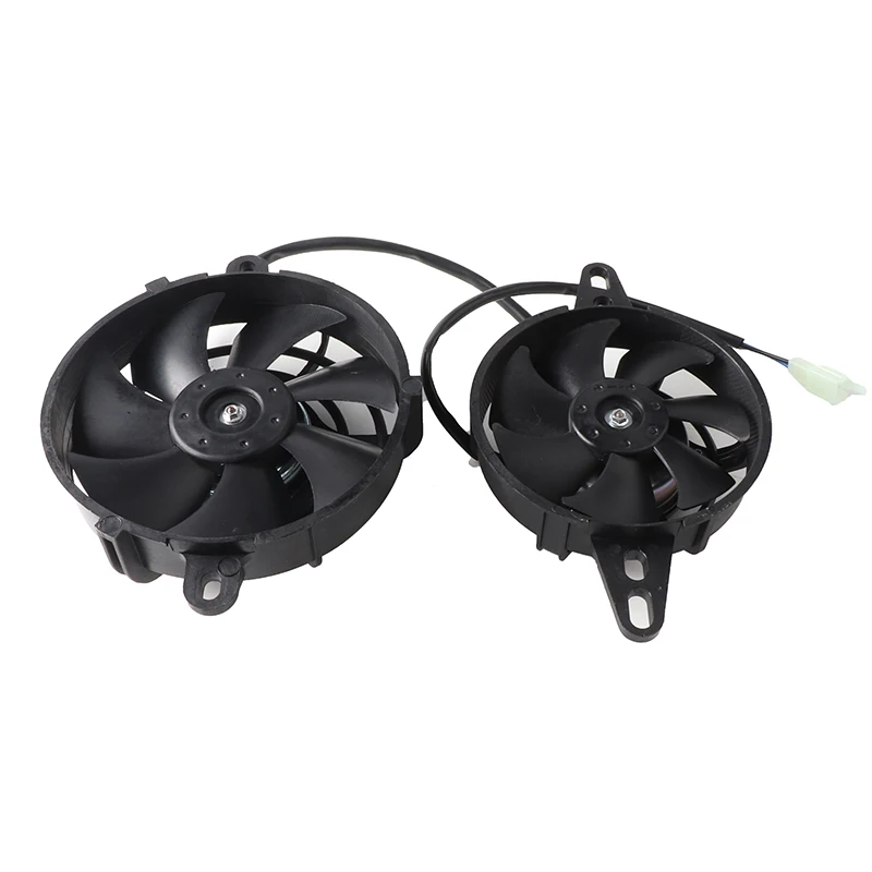 Motorcycle Engine Universal 12V Radiator Cooling Fan Oil Cooler For ...