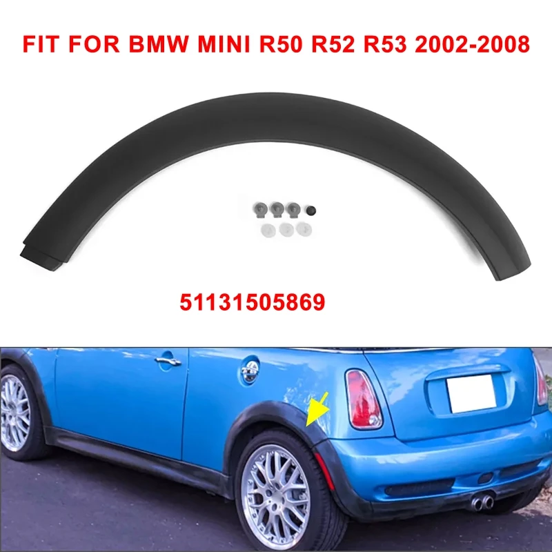 Car Rear Left Wheel Arch Trim Fender Cover Wheel Arch Decorative Fender ...