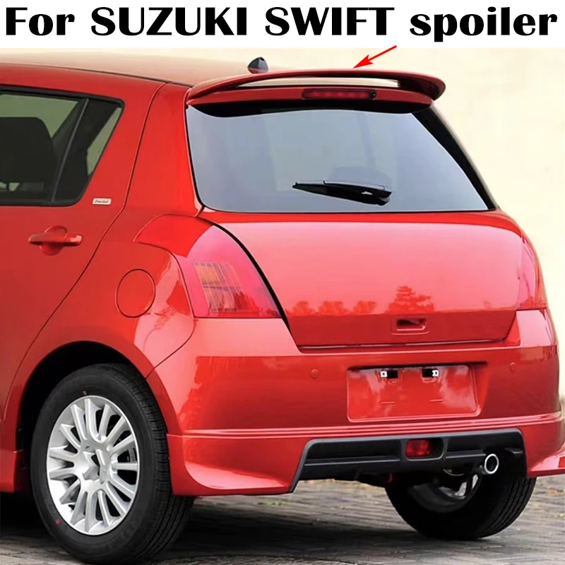 For-Suzuki-Swift-Spoiler-2005-2015-High-Quality-ABS-Plastic-Car-Rear ...
