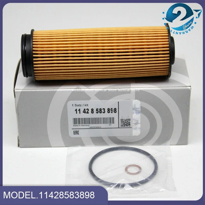 10PCS Engine Oil Filter 11428583898 For BMW X3 X4 X5 X6 X7 F20 F33 F23 ...