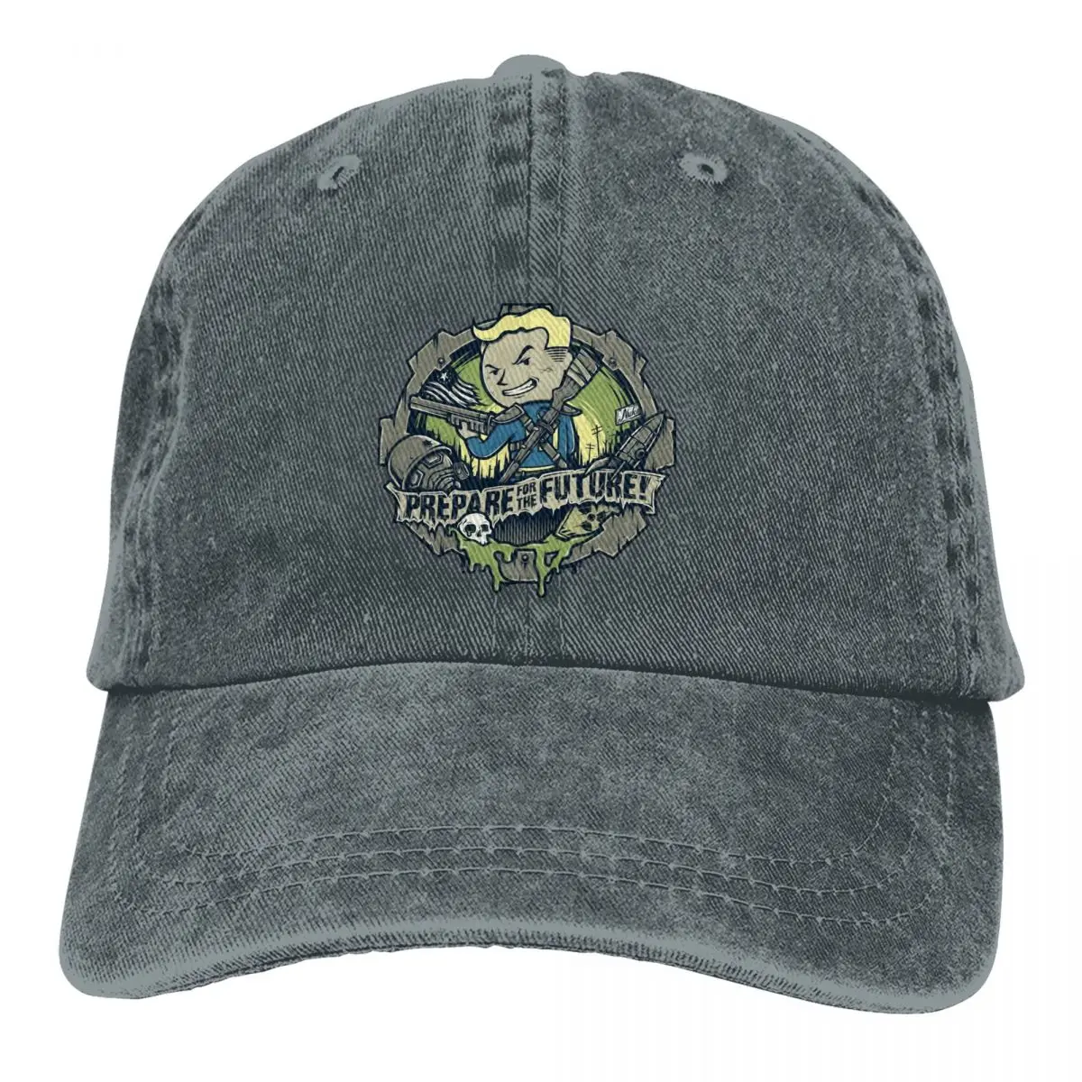 Fallout 4 Raiding Living | Fallout Men Baseball Cap | Fallout Vault Boy ...
