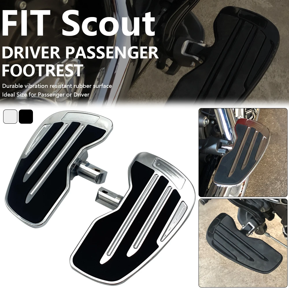 Driver Passenger Footrest Wide Floorboards Rider Footboard Front/Rear ...
