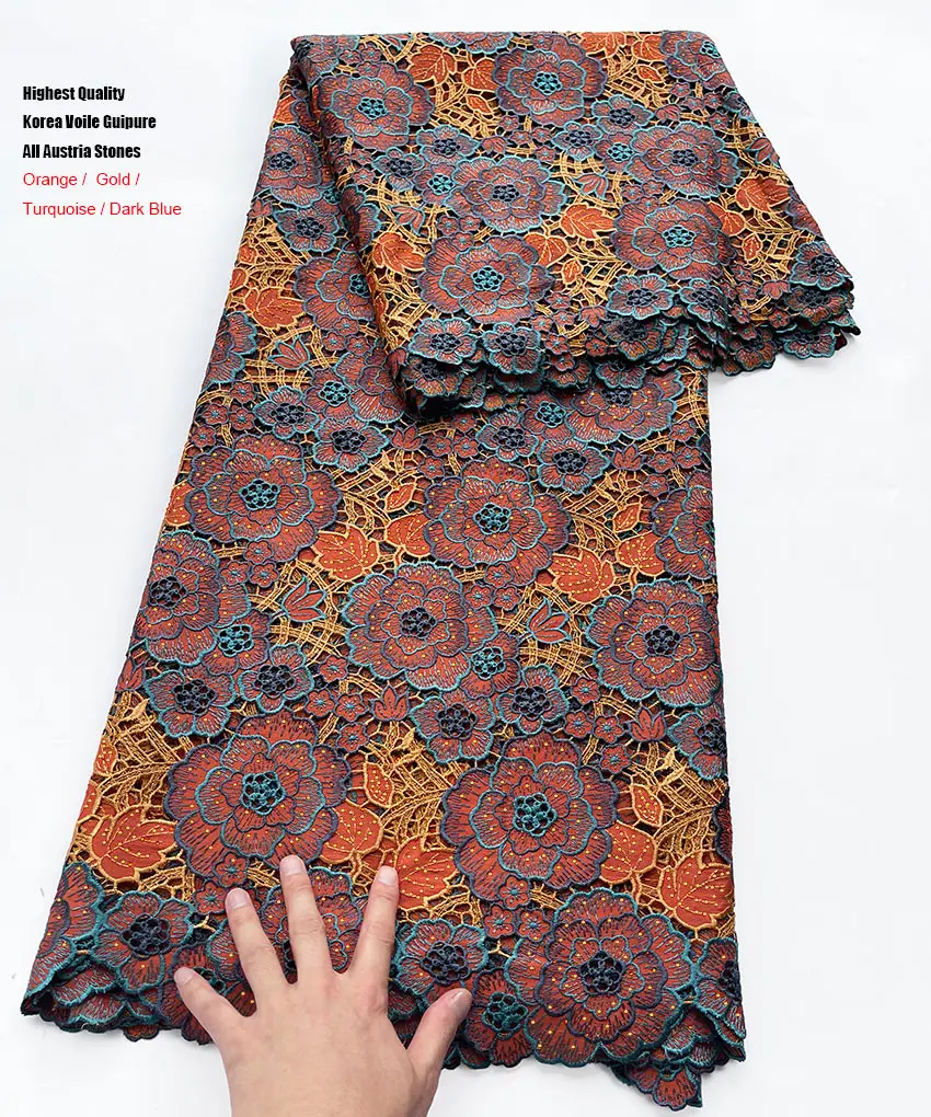 Unique-Queen-Lace-Original-Korea-Fabric-with-Austria-Stones-Delicate ...