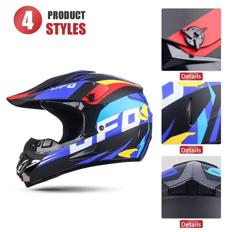 Light Motocross Helmet Dirt Bike Downhill Mountain Bike Racing Helmet ...