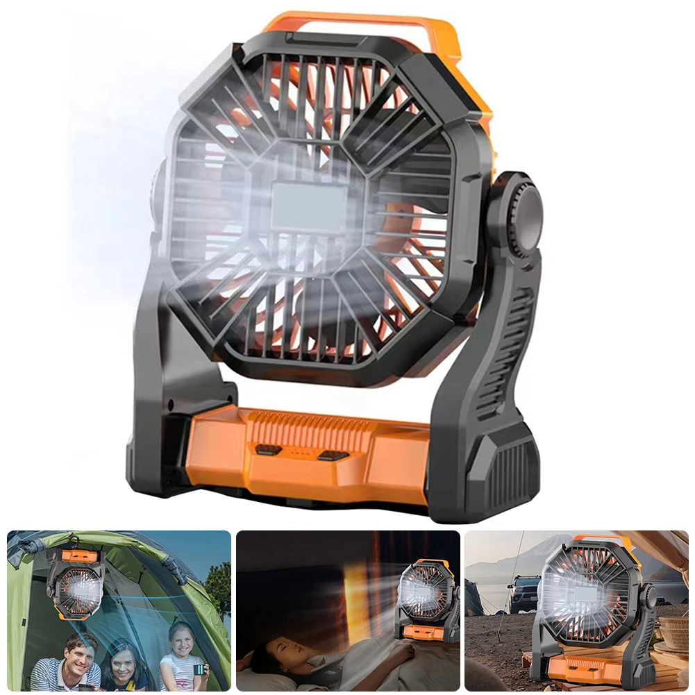 5200mAh-Battery-Operated-Fan-Portable-Rechargeable-Desk-Camping-Fan ...