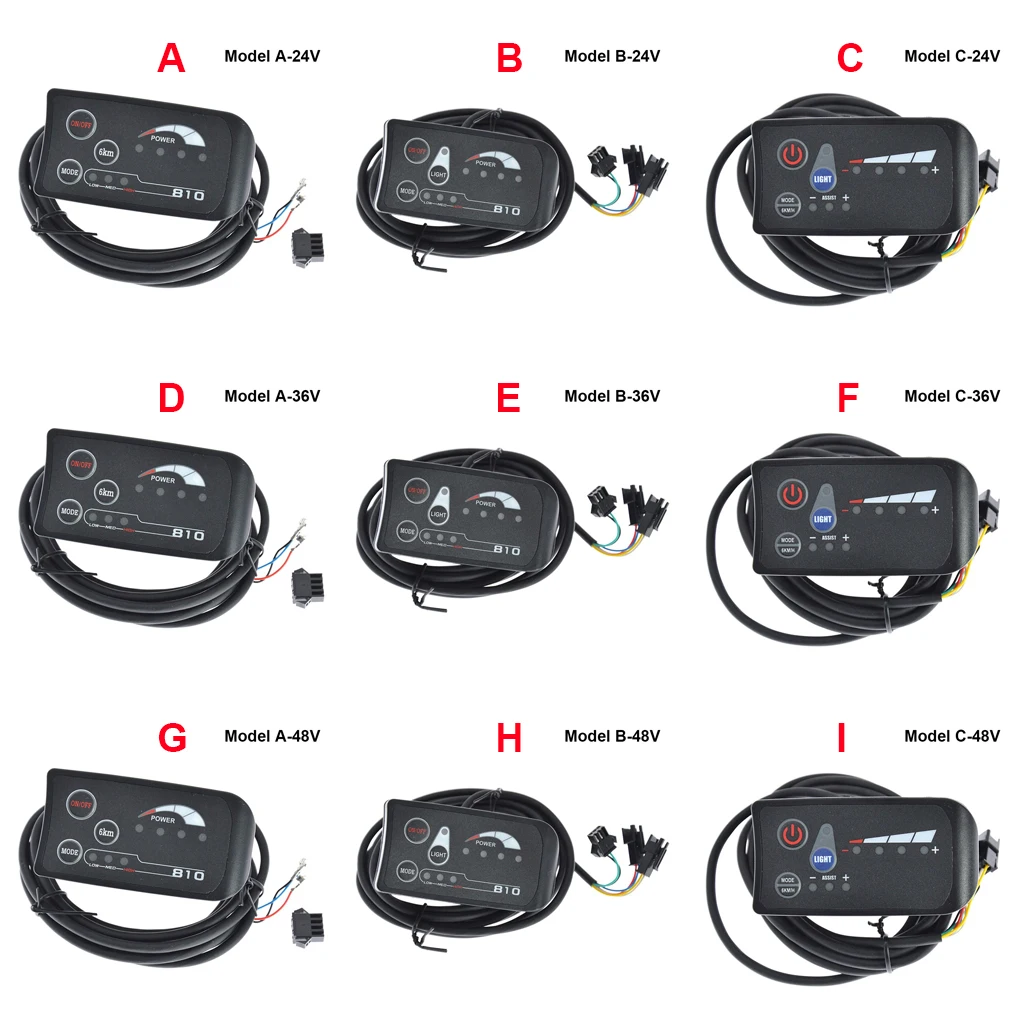 Electric-Bicycle-LED-Display-Speed-Control-Panel-E-bike-Replacing-Parts ...