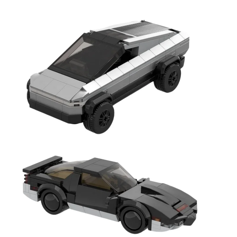 Classic-Teslaed-Beast-Cybertrucked-Speed-Racing-Car-Teslaed-Building ...