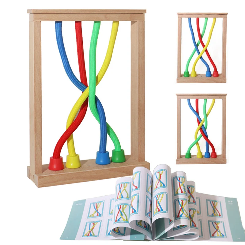 Children-Rope-Knots-Puzzle-Board-Game-Montessori-Logical-Thinking-Brain ...