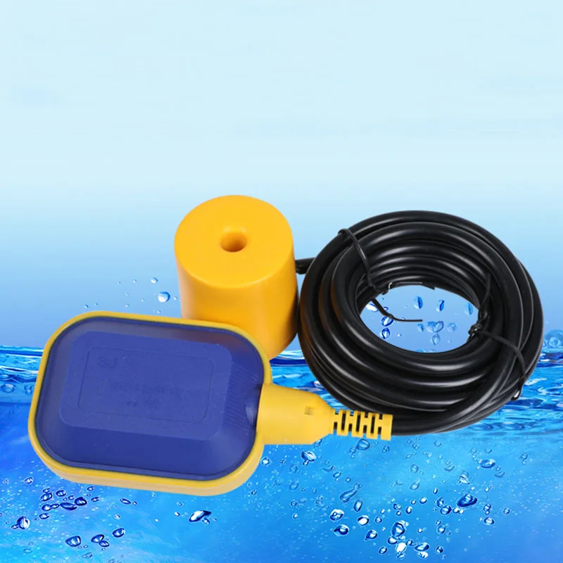 2-3-4-5M-Cable-type-Controller-Float-Switch-Liquid-Switches-Fluid-Water ...
