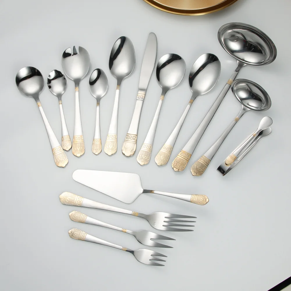 Hot-selling-stainless-steel-tableware-set-Crown-72-piece-set-hotel-gift ...