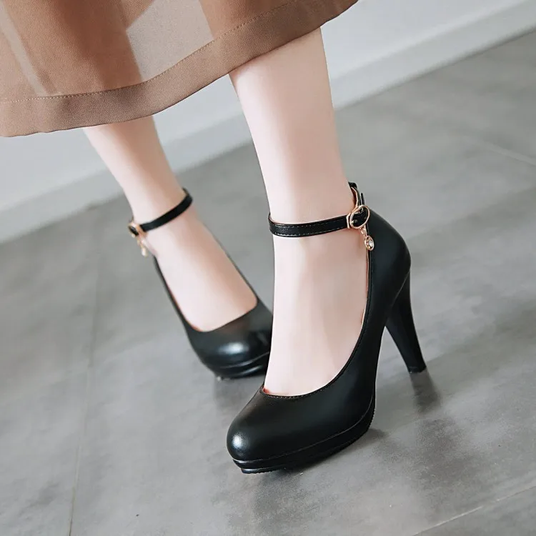 Girls-High-Heel-Shoes-Kids-Princess-Shoes-Fashion-Simple-Platform-Pumps ...