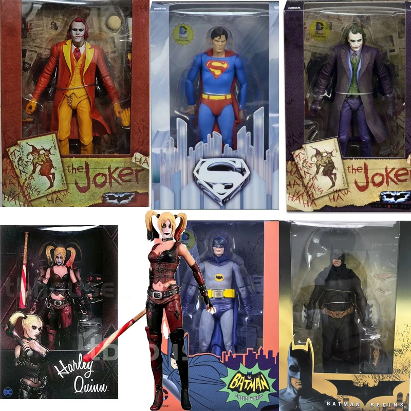 Neca Coringa Batman Mafex 051 Coringa Superman Figura de ação Harley ...